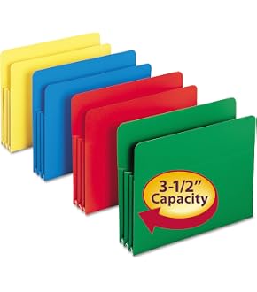 File Jacket 1nTheOffce Poly Fle Jacket Fle Folder, Letter 1" Expandng ...