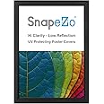 Amazon.com - SnapeZo Poster Frame 28x40 Inches, Black 1.2 Inch Aluminum Profile, Front-Loading ...