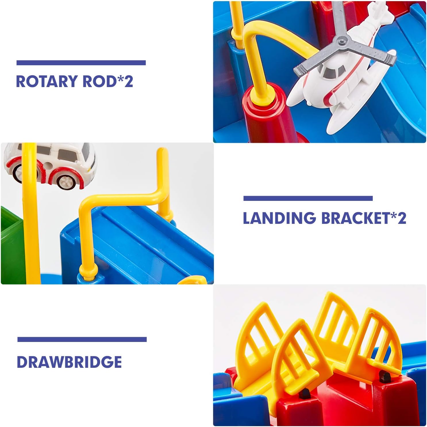 Replacement Parts for CubicFun Race Tracks – Cars, Helicopter, Rotary ...