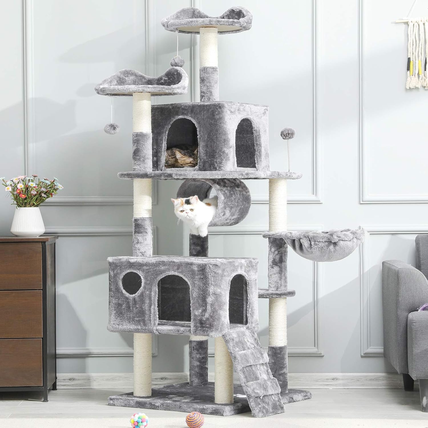 Amazon MSmask Cat Tree XXL Large Cats Towers Condo Furniture 69 