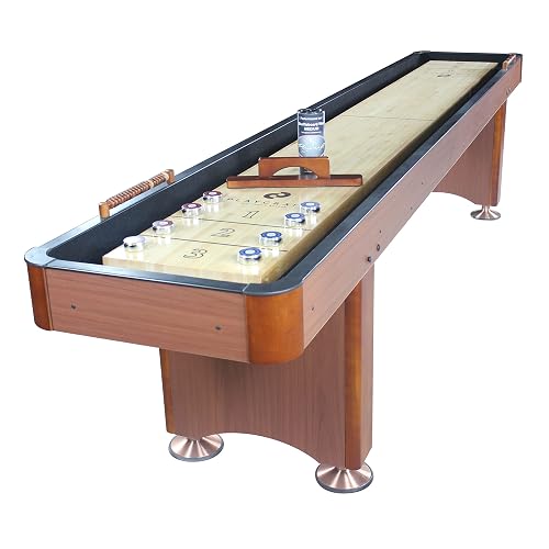 Playcraft Woodbridge Shuffleboard Table with Storage Cabinet - Shuffle ...