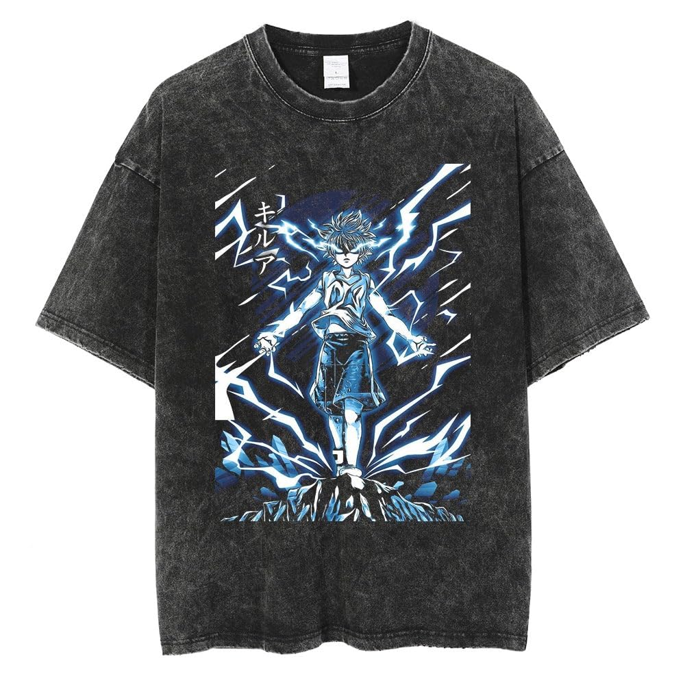 Pooyikoi Mens Y2K 90s Vintage Berserk Oversize Anime Graphic Shirts ...