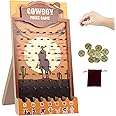 Amazon.com: Extguds Large Size Disk Drop Game, 22 x 12 Inch Wooden ...
