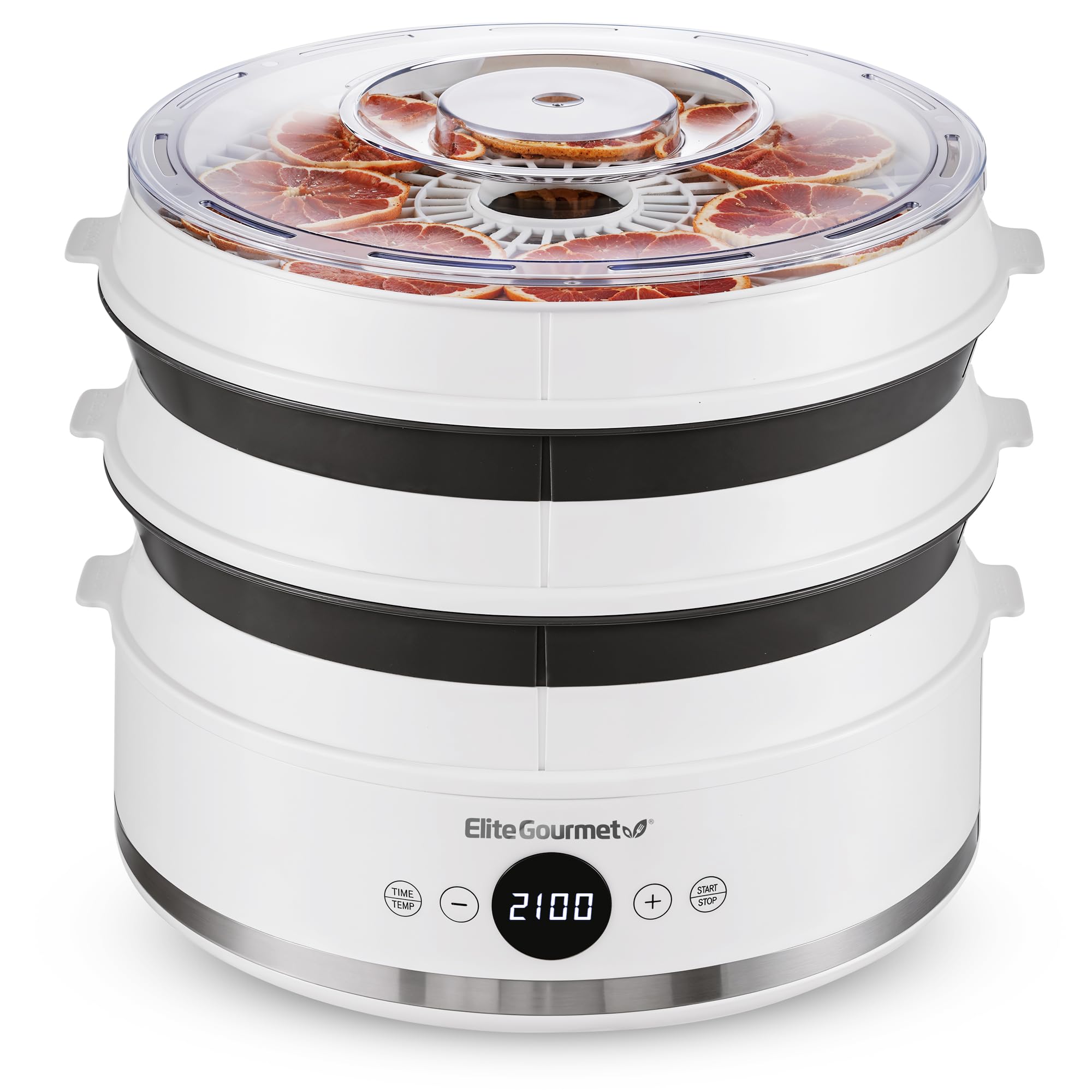 Elite Gourmet EFD329WD Digital Food Dehydrator with 5 BPA Free ...