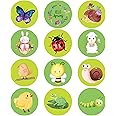 Amazon.com: Lucleag Hello Spring Stickers for Kids, Round Spring ...