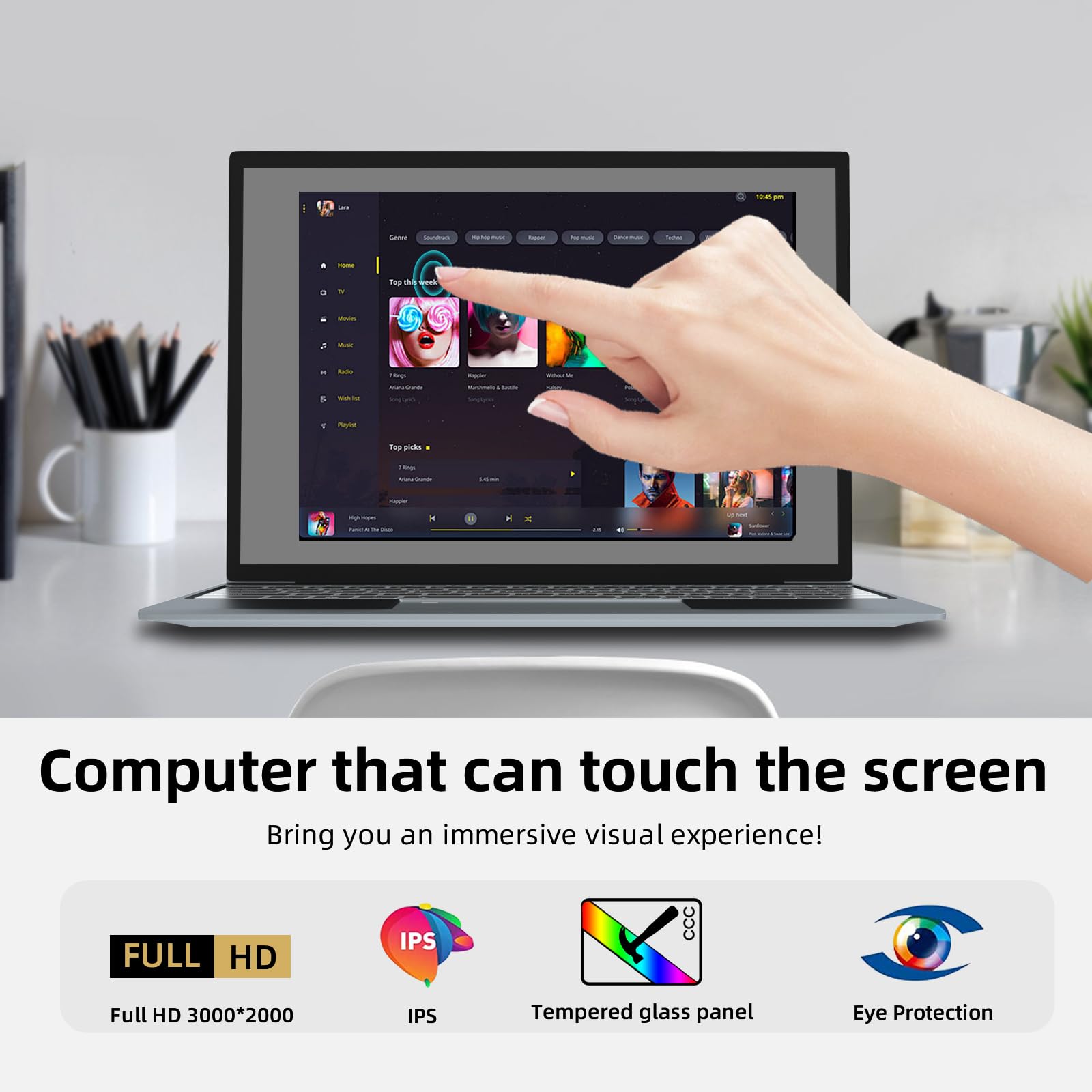 Mua Windows 11 touch screen Laptop, 13.5 Inch Intel N95 2.9 GHz Quad ...