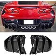 Amazon.com: Rear Diffuser Compatibility with 2014-2019 Corvette C7 ...