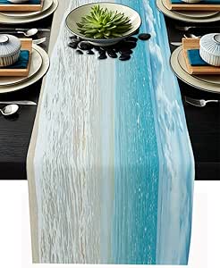 Amazon.com: Gsypo Summer Table Runners 70 Inches Long Tropical Ocean ...