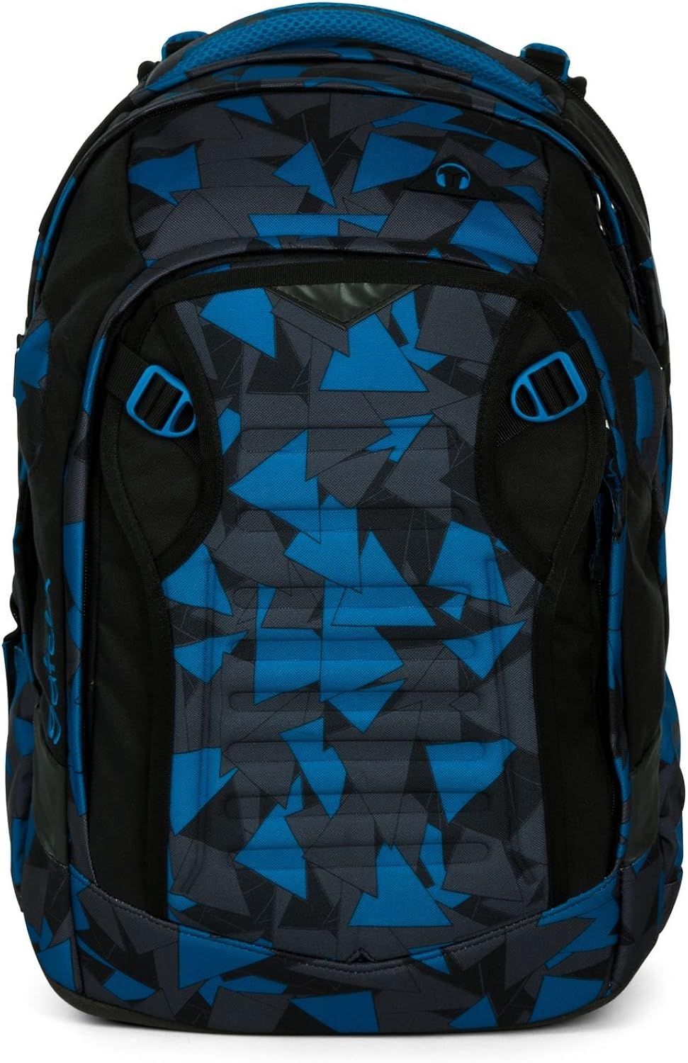 Satch Schulrucksack-Set 2-TLG Match Blue Triangle Blau: Amazon.de ...