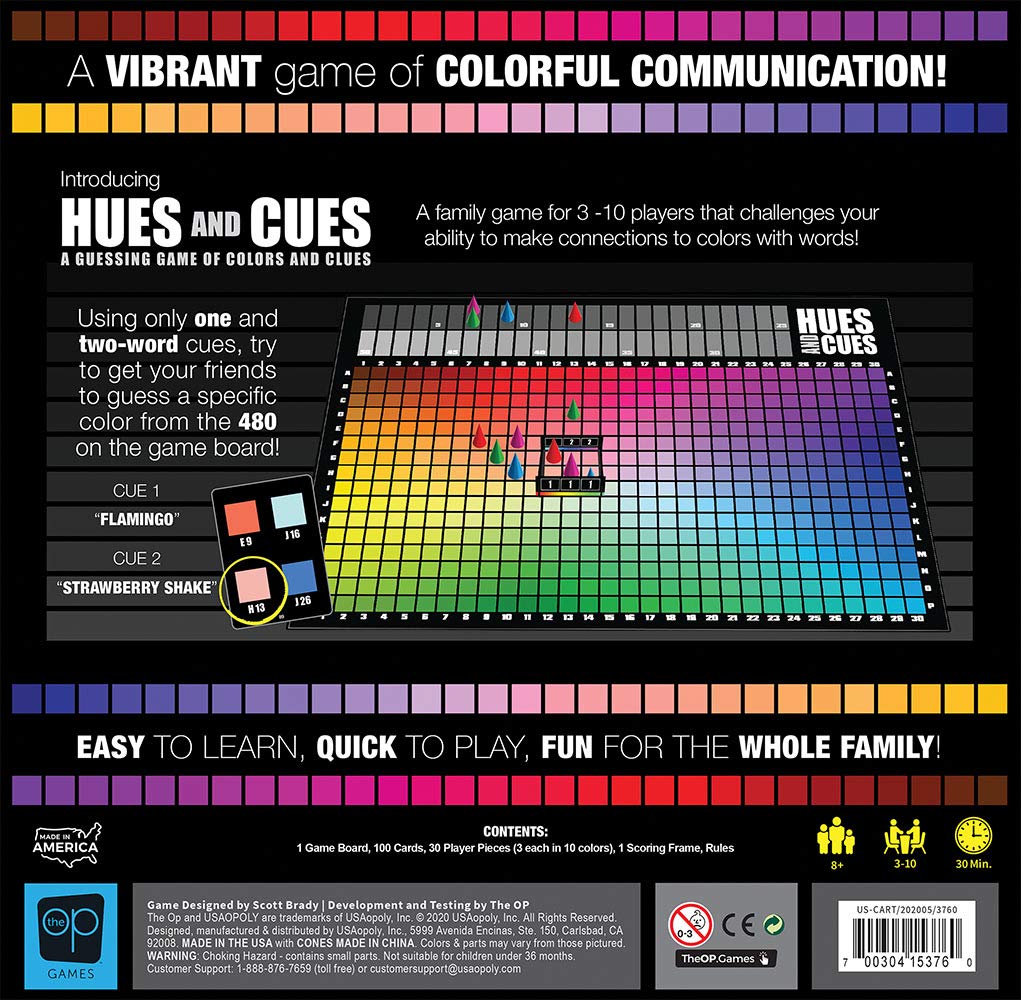 Mua HUES and CUES - Vibrant Color Guessing Board Game for 3-10 Players ...