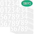 Amazon.com: 300 PCS Number Stickers, 2” Waterproof Vinyl Number ...