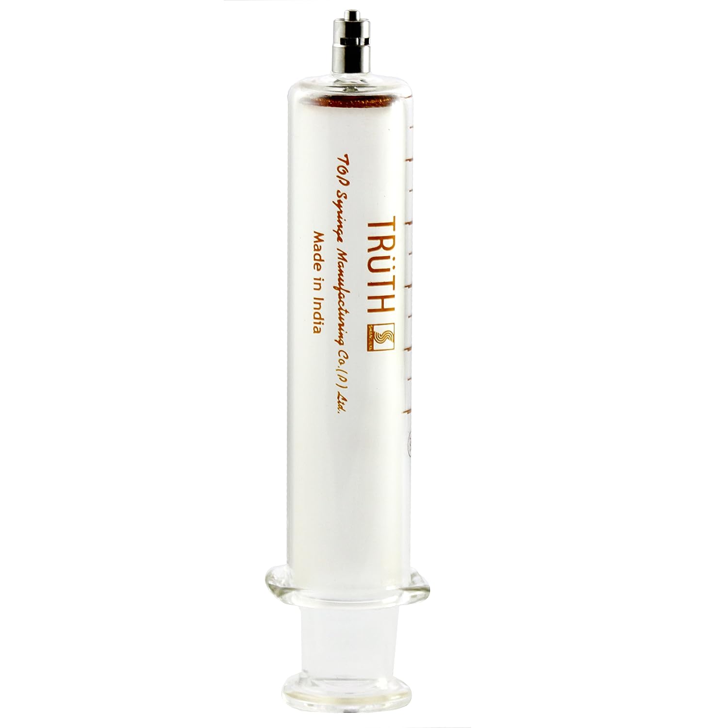 Glass Syringe, Metal Luer Lock, 50 mL for Laboratory and Veterinary use ...