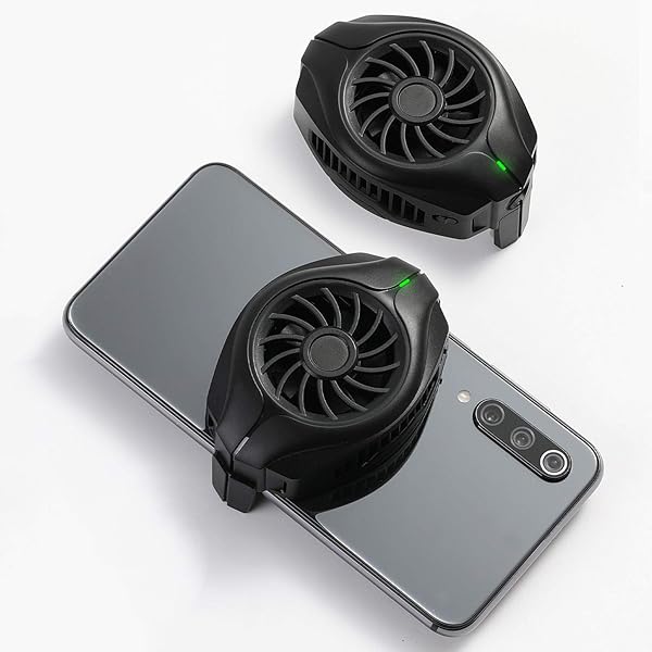OFIYAA Cellphone Cooler, USB Powered Smartphone Portable Fan Cooling ...