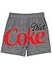 Coca-Cola Diet Coke Logo Mens Novelty Button Fly Boxer Lounge Shorts (X ...
