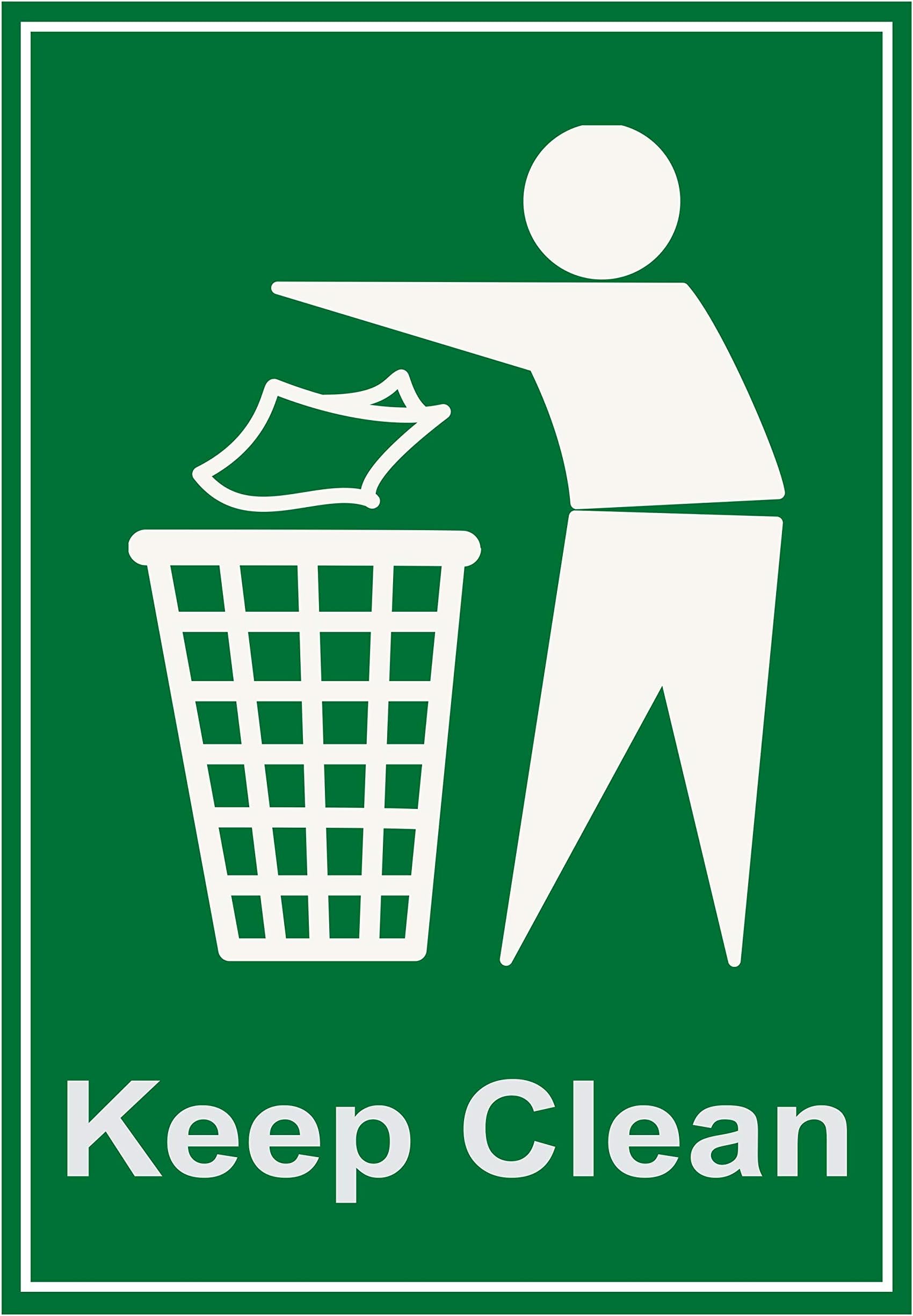 Keep Clean Sticker Sign price in UAE | Amazon UAE | kanbkam