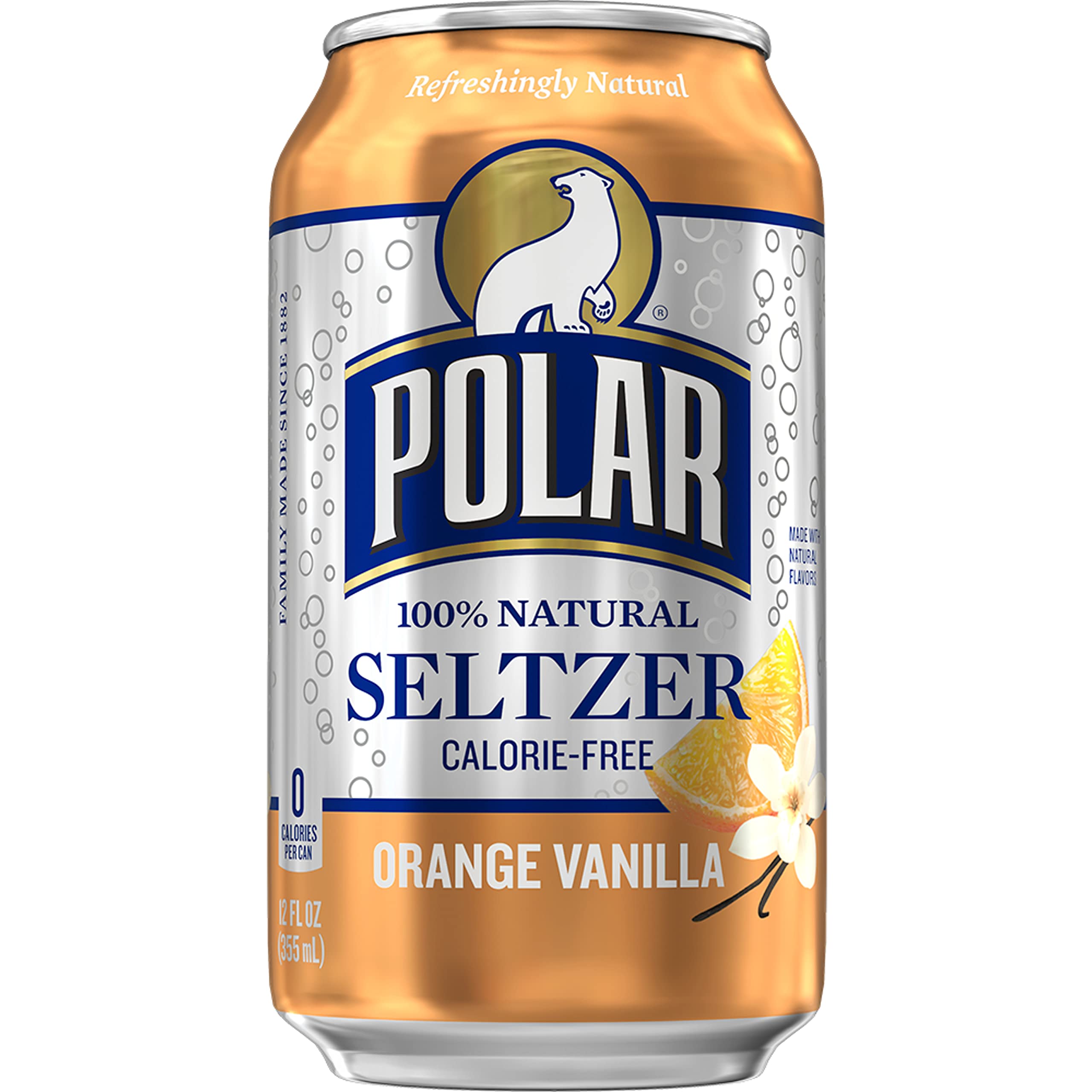 Mua Polar Seltzer Water Orange Vanilla, 12 fl oz cans, 12 pack trên ...