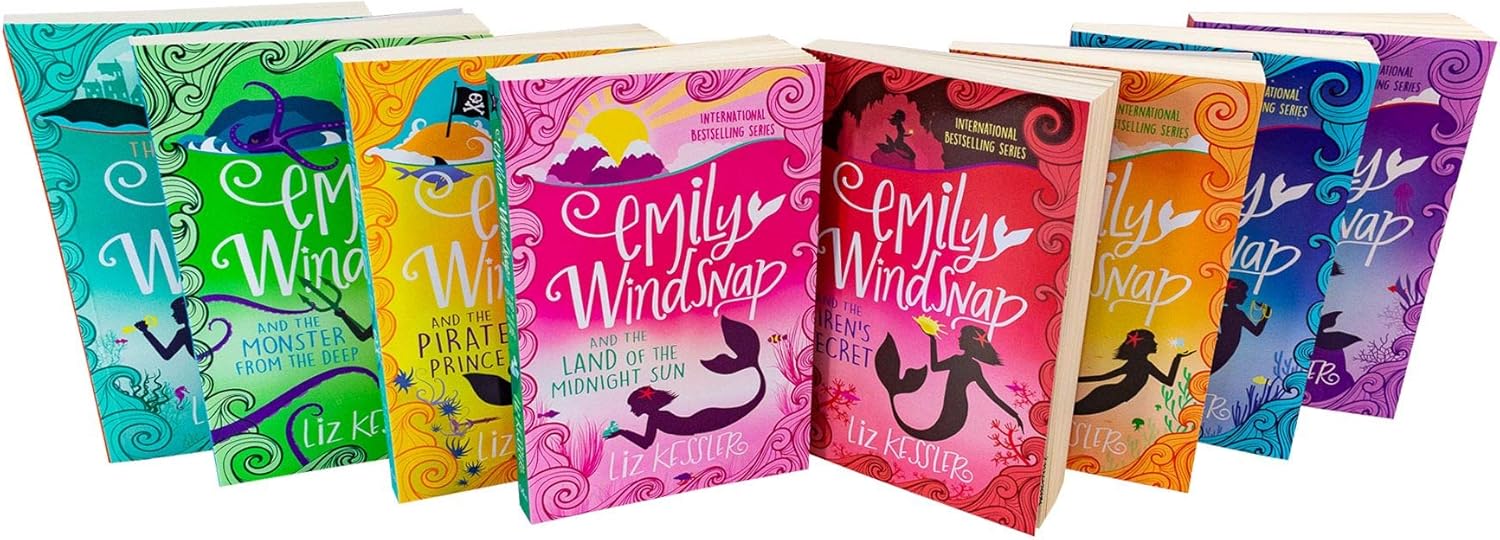 Liz Kessler The Tail of Emily Windsnap Series 9 Books Collection Box ...