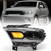 Amazon.com: FIONE for Dodge Durango Headlight Assembly 2021 2022 ...