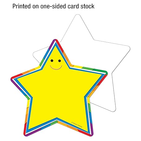Mua Carson Dellosa 36-Piece Rainbow Star Cutouts, Smiley Face Bulletin ...