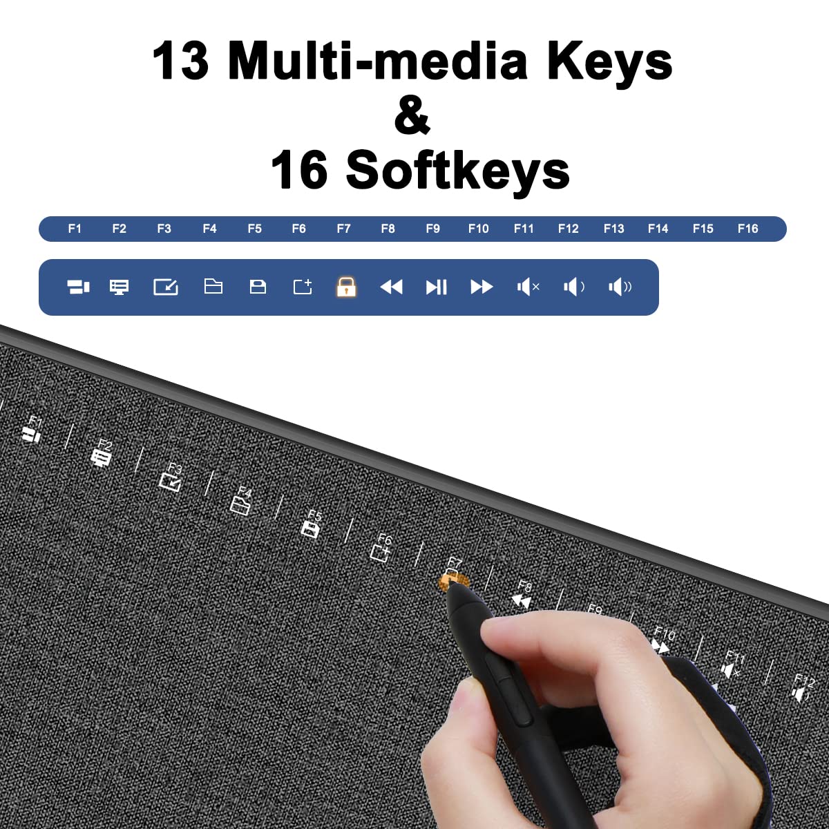 Mua Digital Drawing Tablet GAOMON M1230 Graphics Tablet 12 Inch Drawing ...