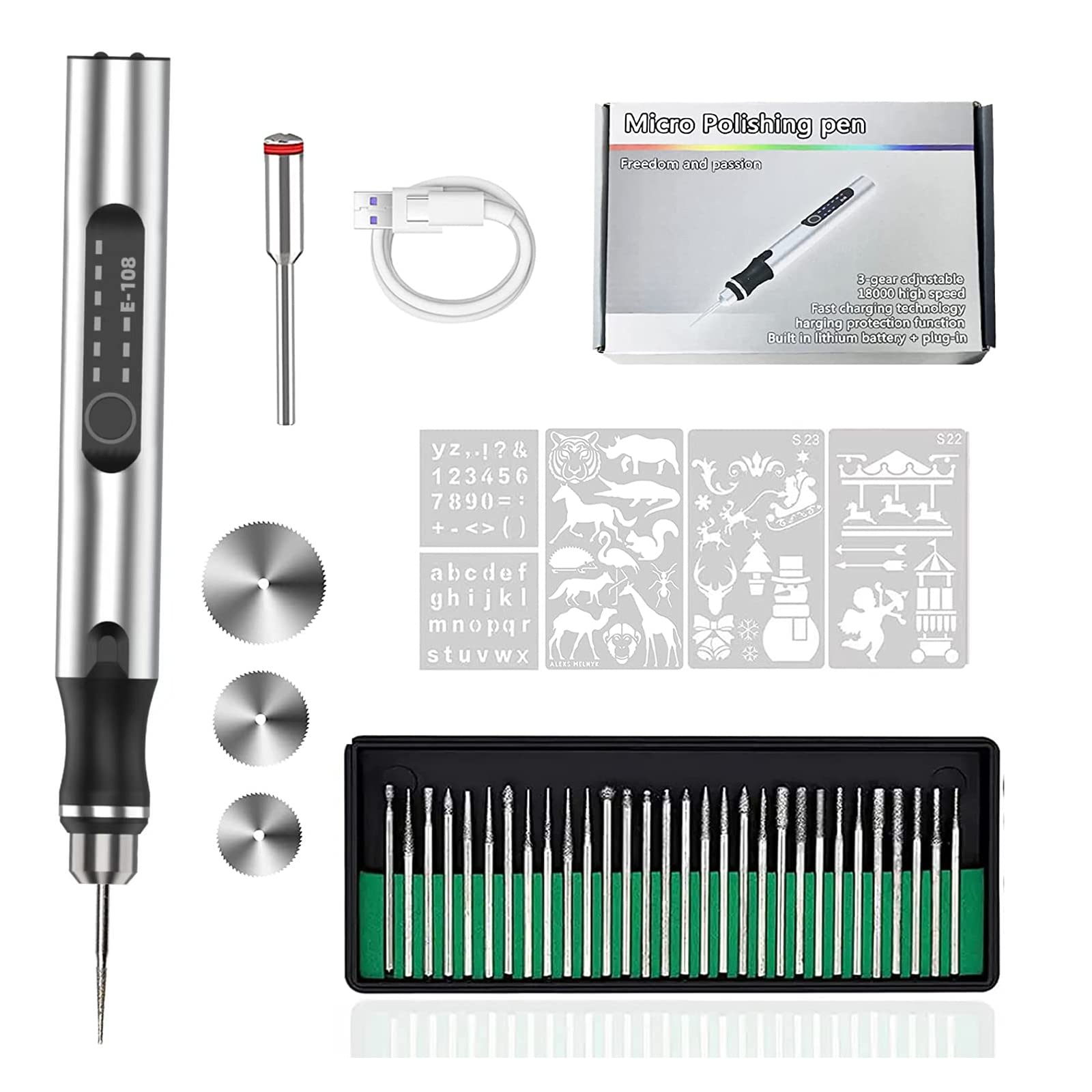 Mua Engraving Pen with 33 bits, Mini Engraver Pen Basic for All ...