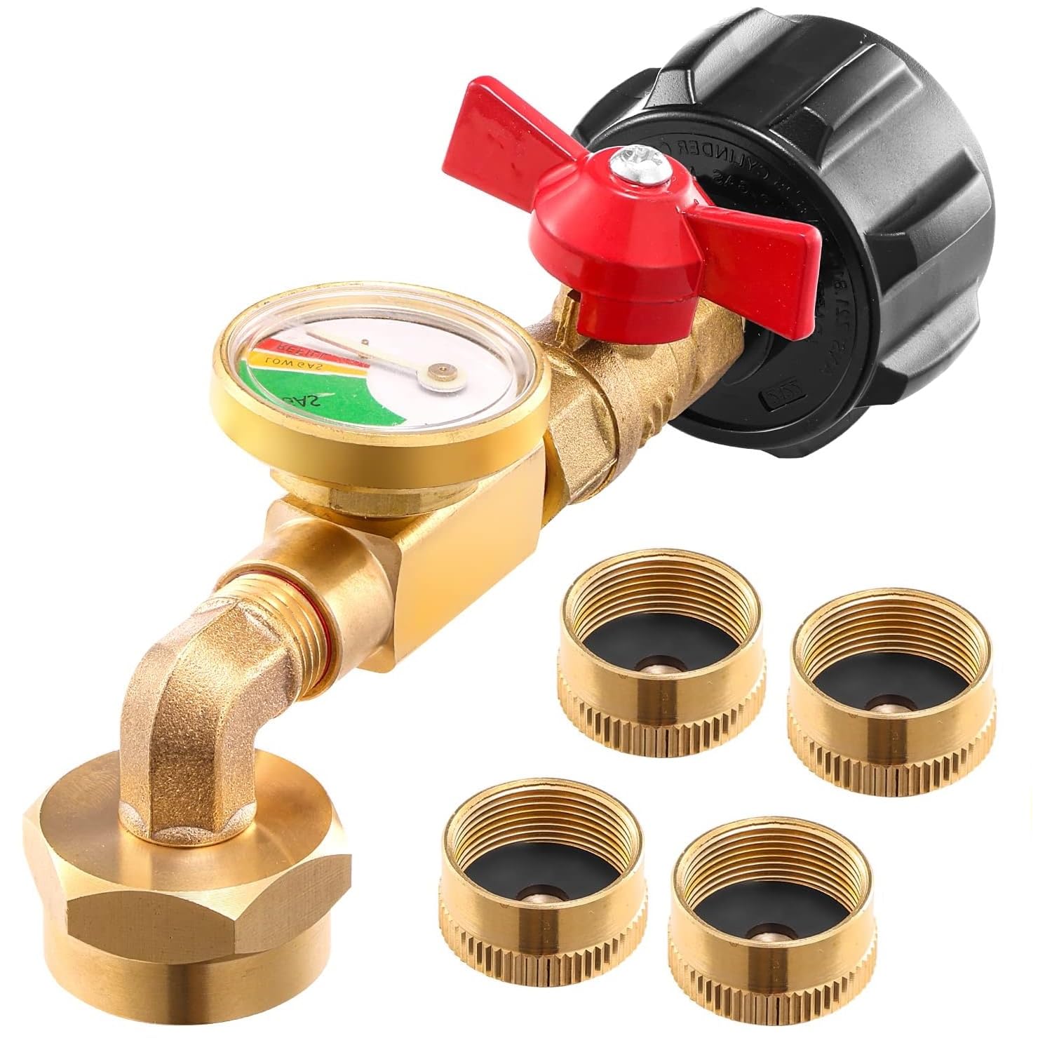 Propane Refill Adapter for 1lb. Tanks, Upgraded Propane Adapter 20lb to ...