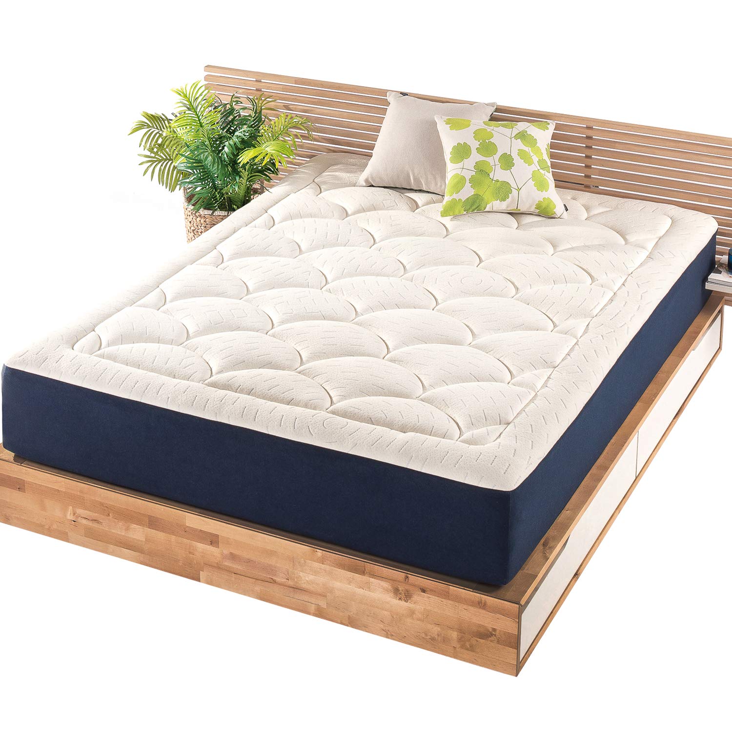Mellow 12 Inch Marshmallow Twin Mattress, Bed in a Box, Pillow-Top ...