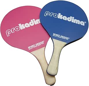 Amazon.com : Sports Design: Pro Kadima Color Paddle Ball (Red & Blue ...