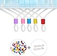 Amazon.com: AMLY 200 Pcs Cord Locks Silicone Toggles for Drawstrings ...