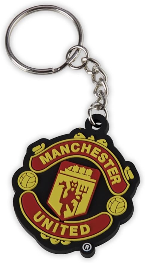 Manchester United FC Crest Keyring Keychain - Official, Licensed ...