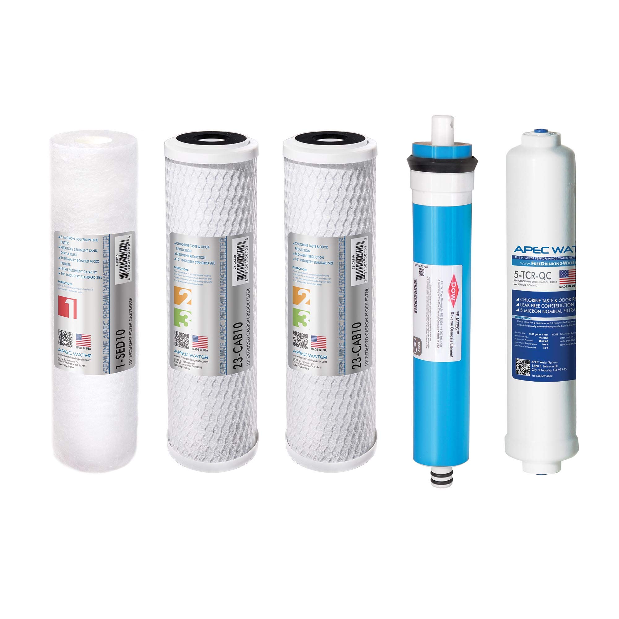 Mua APEC FILTER-MAX90 US Made 90 GPD Complete Replacement Filter Set ...
