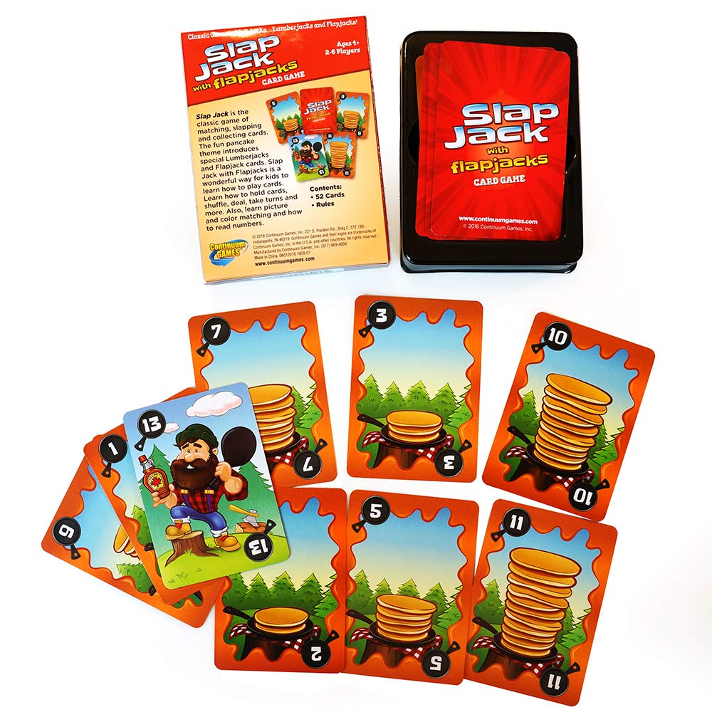 Continuum Games Slap Jack Flap Jacks Card Game - Kids Age 4 & Up on ...