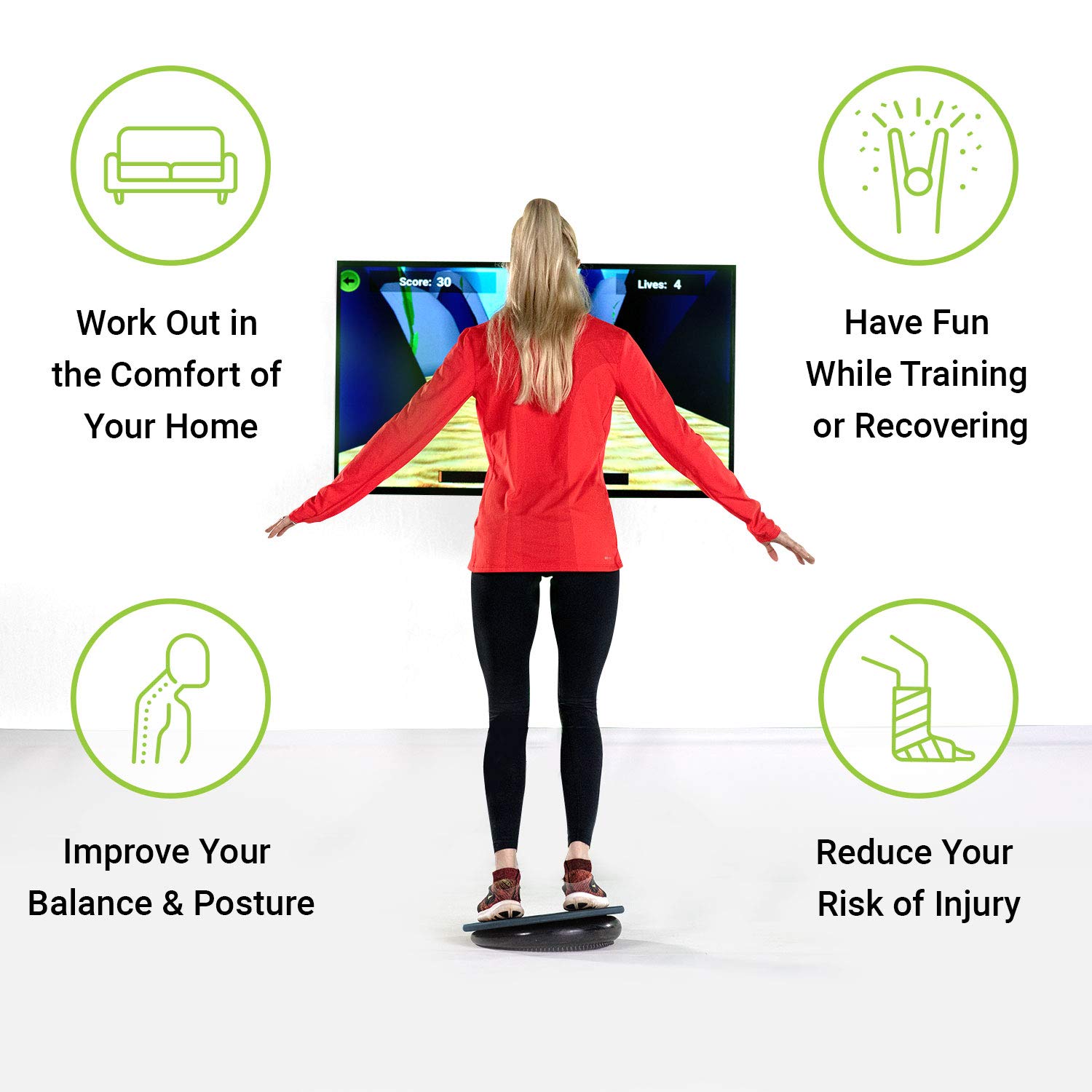 Mua BoBo Core Trainer Balance Board, Whole Family Fitness Device With ...