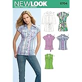 Amazon.com: New Look Sewing Pattern 6705 Misses Tops, Size A (8-10-12 ...