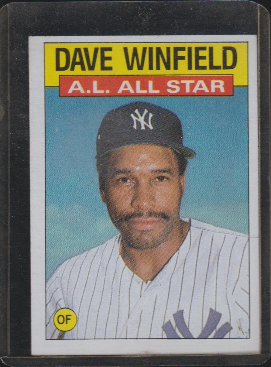 1986 Topps Dave Winfield Yankees All Star Baseball Card #717 at Amazon ...