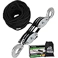 XSTRAP STANDARD Heavy-Duty 2,000 LB Breaking Strength 50 FT Rope Hoist ...