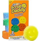 Amazon.com: Scrub Daddy 6 Kitchen Sponges & 1 Daddy Caddy Dish Sponge Holder - BPA Free & Made ...