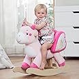 labebe - Baby Rocking Horse, Pink Ride Unicorn, Kid Ride on Toy for 1-3 ...