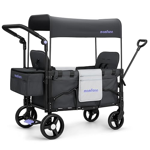 Stroller Wagon for Kids, Wagon Stroller Toddlers 2 Seaters, All-Terrain ...