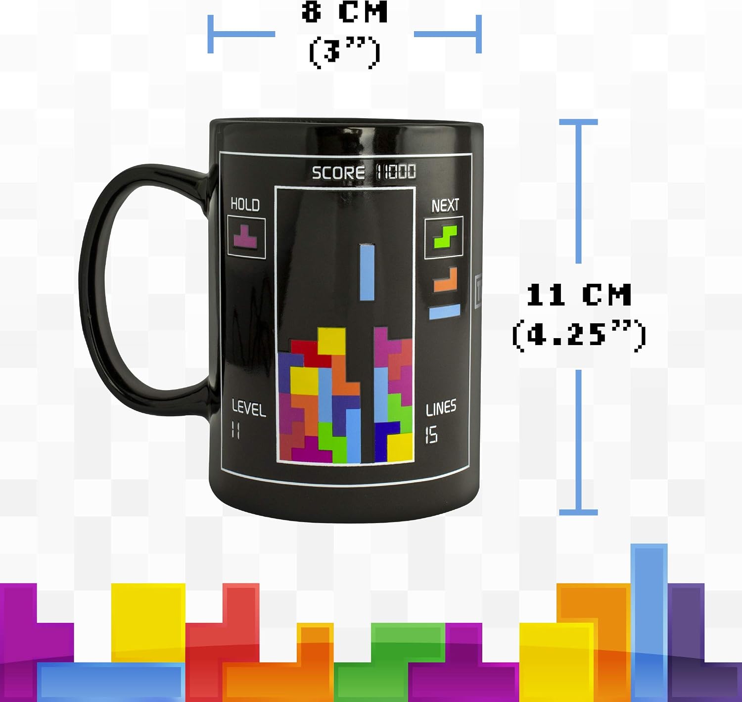 Tetris Heat Changing Mug – Officially Licensed Merchandise – BigaMart