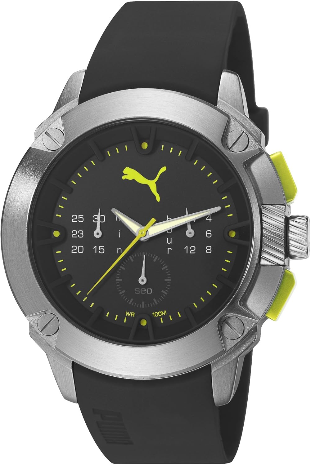 PUMA TIME Herren-Armbanduhr XL HYBRID Chronograph Quarz Resin ...