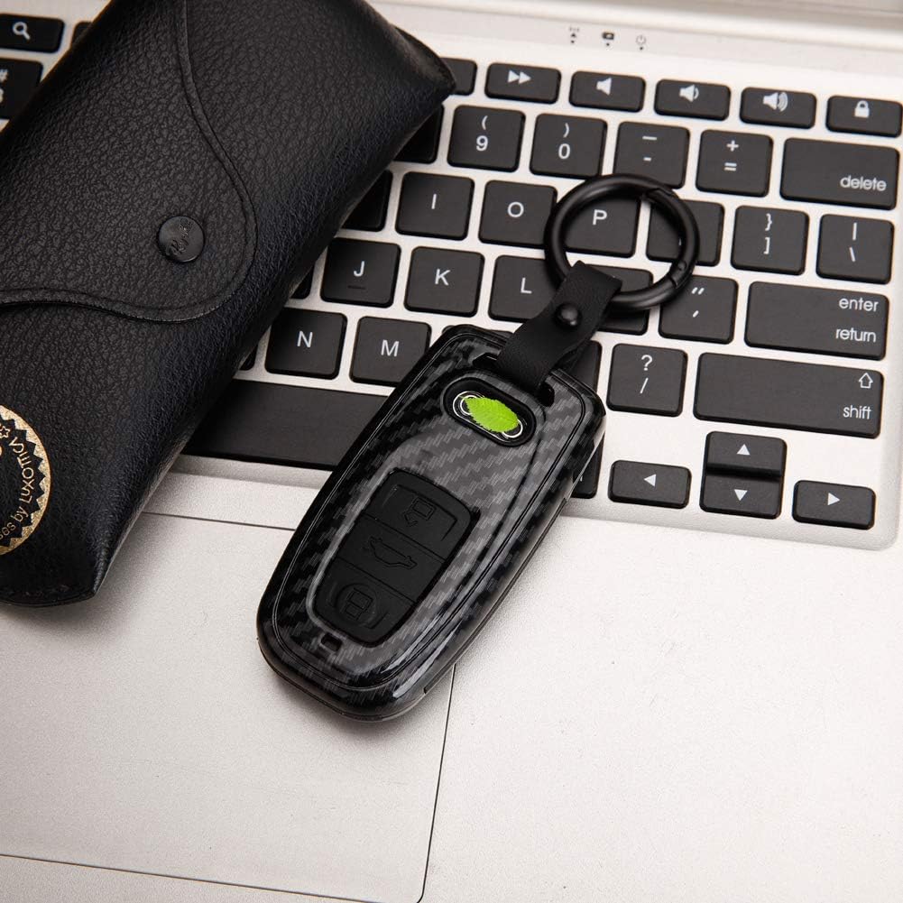 Amazon.com: Beerte Key Fob Cover fit for Audi A3 A4 A5 A6 A7 A8 S5 Q3 ...