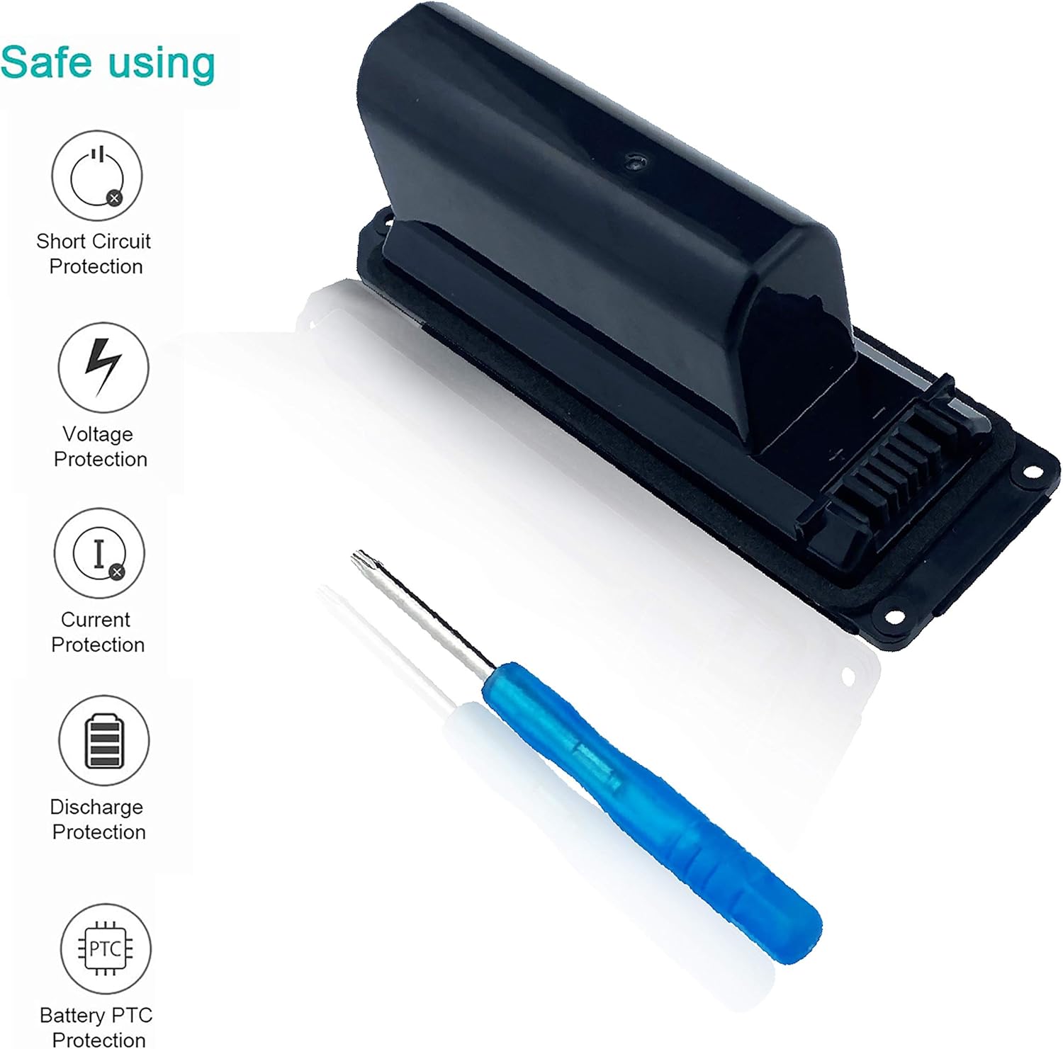 7.4V 21.46Wh 061385 Battery(With T8 Trot Screwdriver) 061384 061386 ...