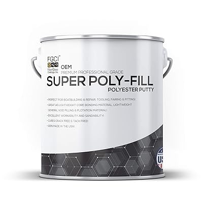 Buy OEM SUPER POLYESTER PUTTY FILLER Fairing Compound, FGCI, GALLON ...