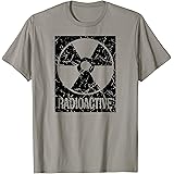 Amazon.com: Funny Vintage Radioactive Nuclear War symbol T-shirt ...
