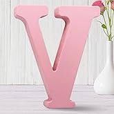 Amazon.com: AOCEAN 8 Inch Pink Wood Letters Unfinished Wood Letters for ...