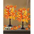 Amazon.com: Jivoxia Fall Maple Tree Light 2 Pack, Fall Decorations USB ...