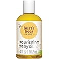 Amazon.com: Burt's Bees Baby Nourishing Baby Oil, 100% Natural Origin ...