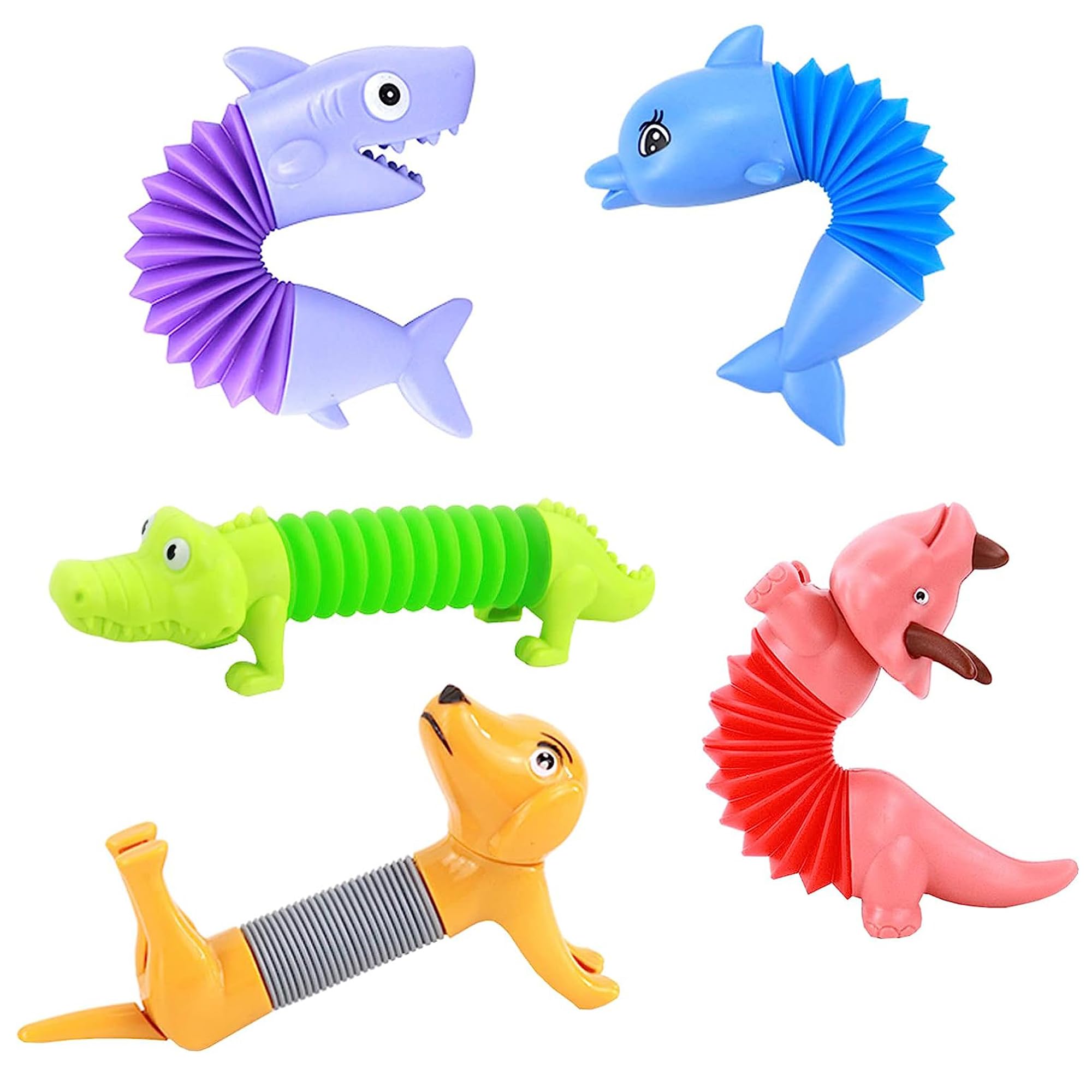 Mua Kryfa Telescopic Robot Suction Cup Toy, Pop Tube Animals for Kids 3 ...