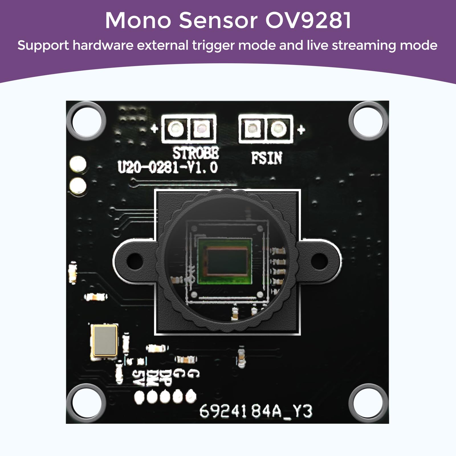 Mua innomaker USB2.0 UVC Camera Module 1M Global Shutter Mono Sensor OV9281 Module 720p 120fps ...